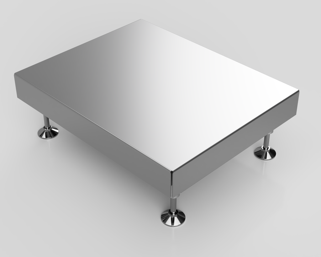 Cantar platforma inox tip P1SPi 600x800mm cu indicator de greutate inox ...